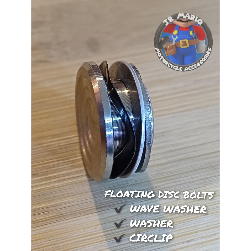 TITANIUM GR5 FLOATING DISC BOLTS 1PC | Shopee Philippines