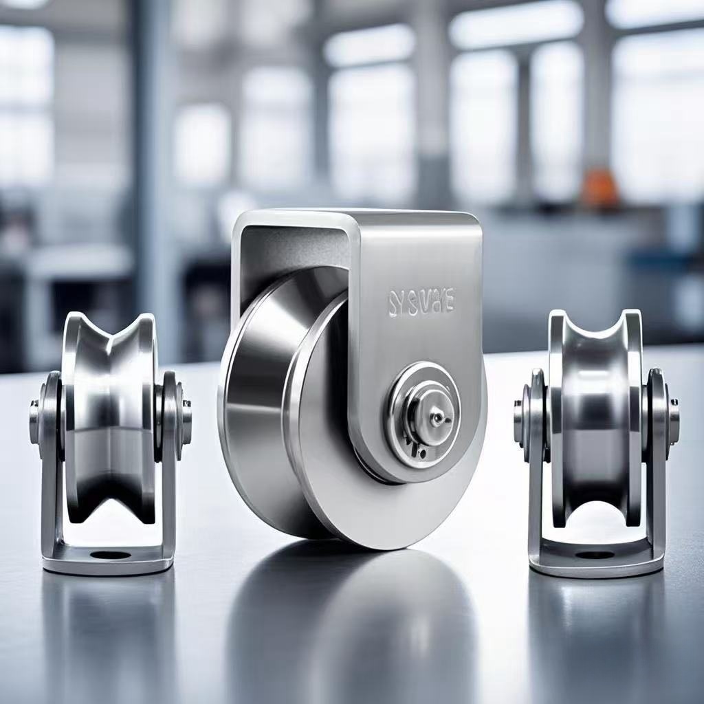 304 Stainless Steel Sliding Gate Roller Wheel Bearing For Material ...
