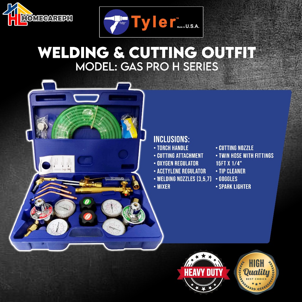 Tyler Welding & Cutting Outfit (Gas Pro H Series) | Shopee Philippines