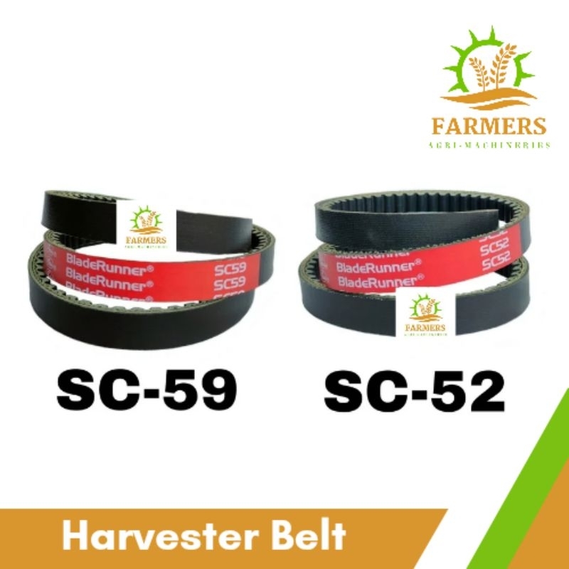 Belt SC59 SC52 Travel Drive / Thresher Belt DC70 Kubota Harvester Blade ...