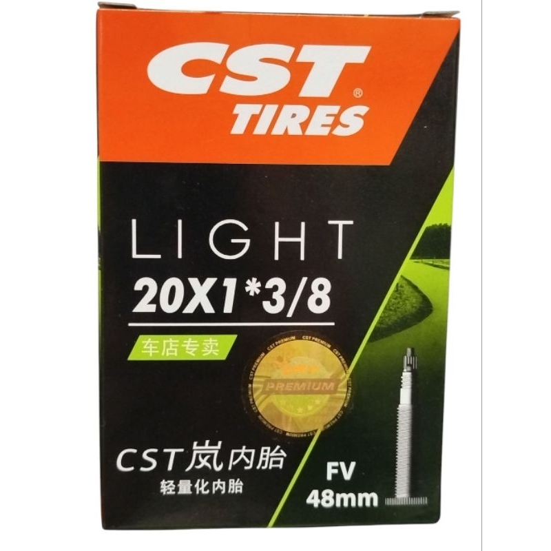 20 x 1-3/8 Inch Inner Tube Presta 48L 451 CST for Folding Bike Minivelo ...