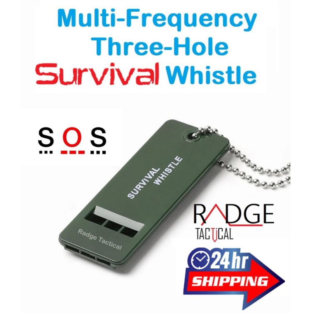 Multi-Frequency Survival Whistle – High-Pitched Emergency EDC for ...
