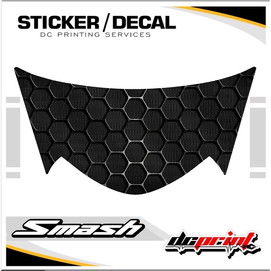 Smash Sticker Carbon for Visor Waterproof antifadings Laminated ...