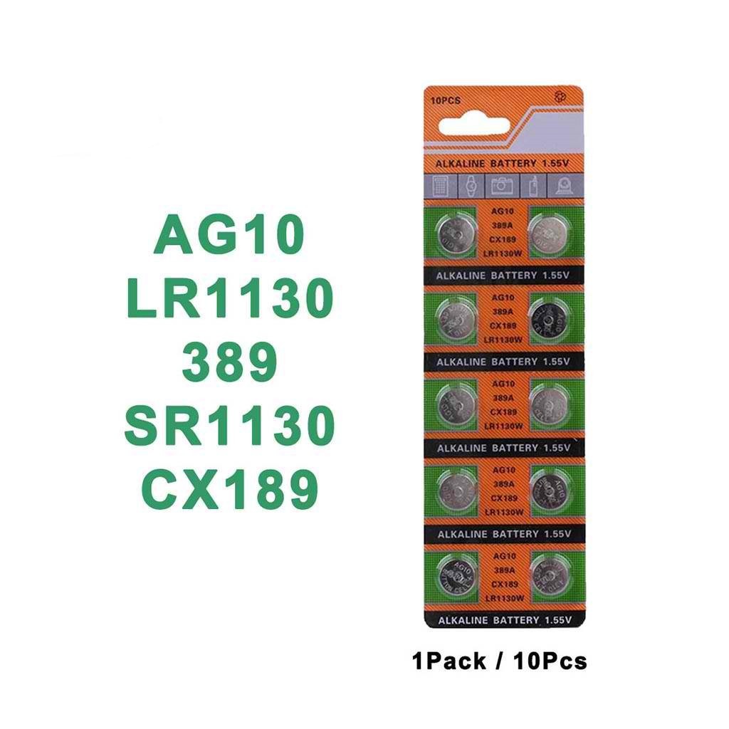 AG10 Battery LR1130 Alkaline Button Cell Battery | Shopee Philippines