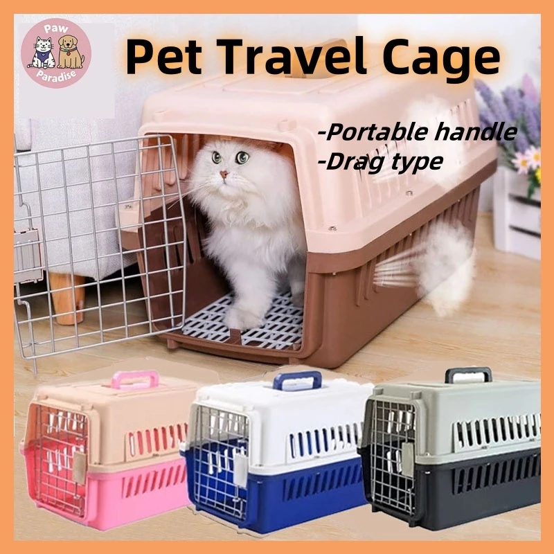 Paw. Pet Carrier Travel Cage Portable Airline Approved Pet Carrier ...