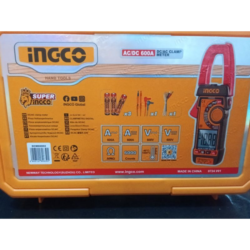 Ingco Ac\Dc clamp meter | Shopee Philippines