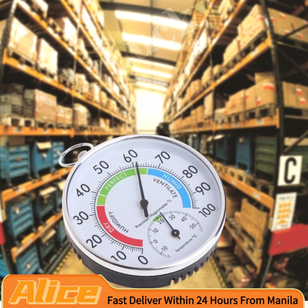 Temperature and humidity analog indicator indoor and outdoor ...