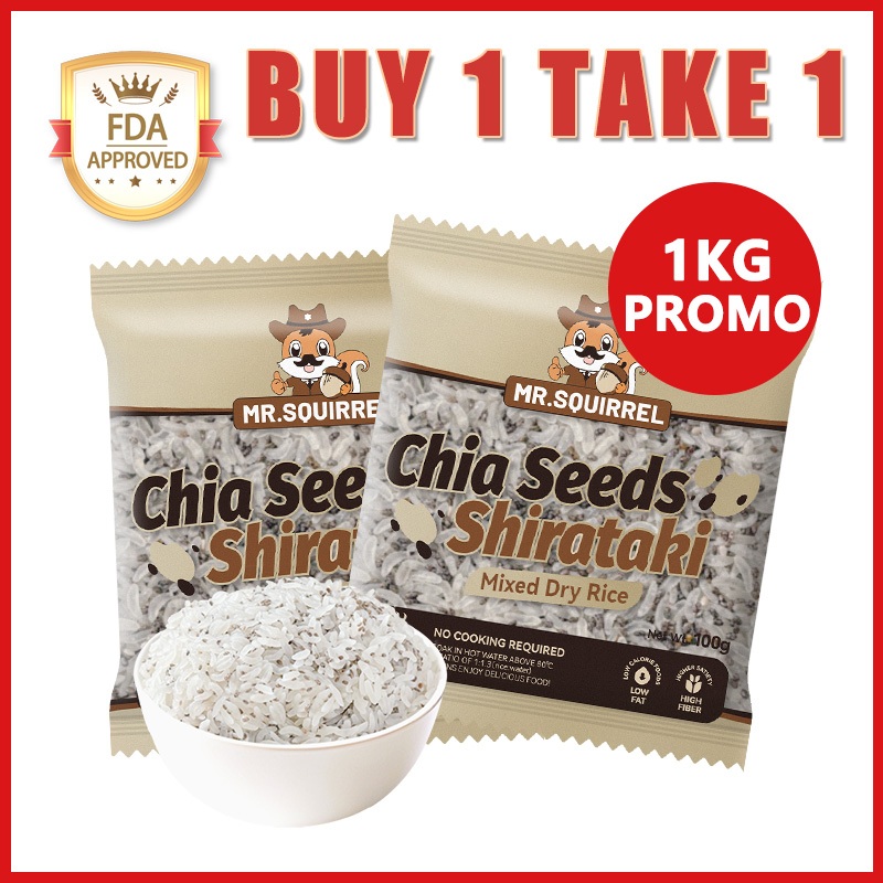 Buy 1 Take 1 Chia Seeds Shirataki Rice Original 1kg 5kg Konjac Rice ...