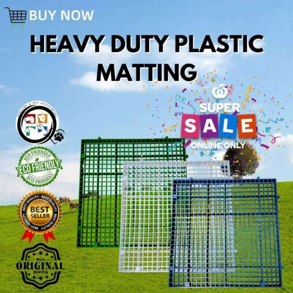 GTS SQUARE RABBIT PLASTIC MATTING 2X2 FOR FLOOR MATTING HEAVY DUTY ...
