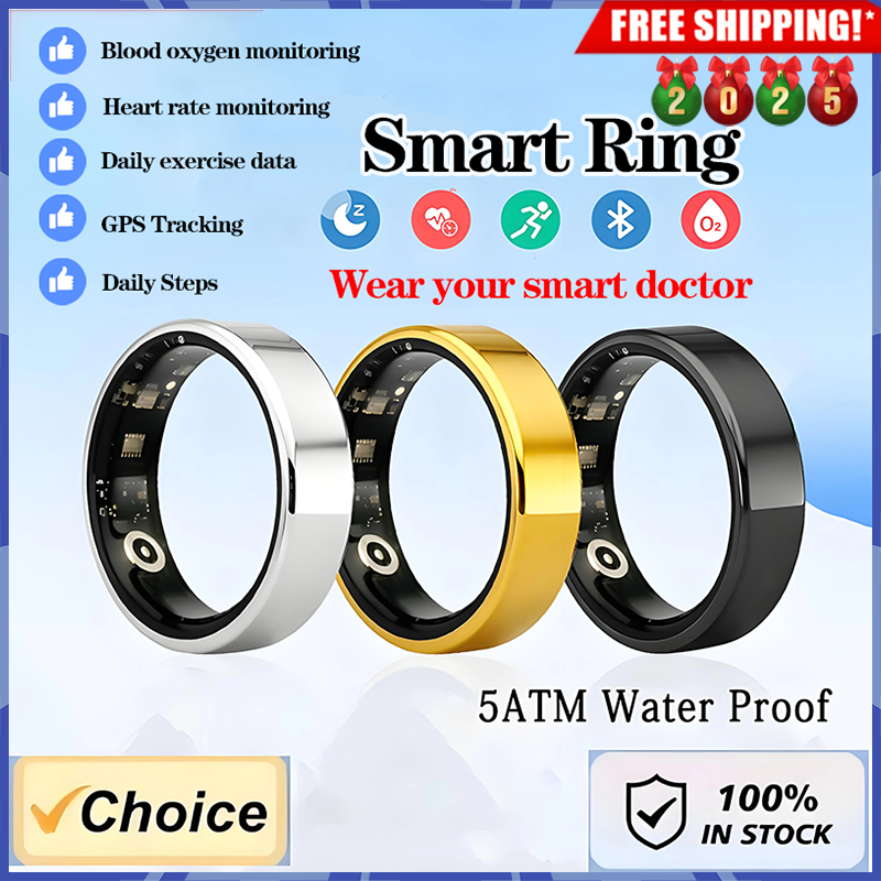 Smart ring engagement ring with GPS positioning heart rate monitoring ...