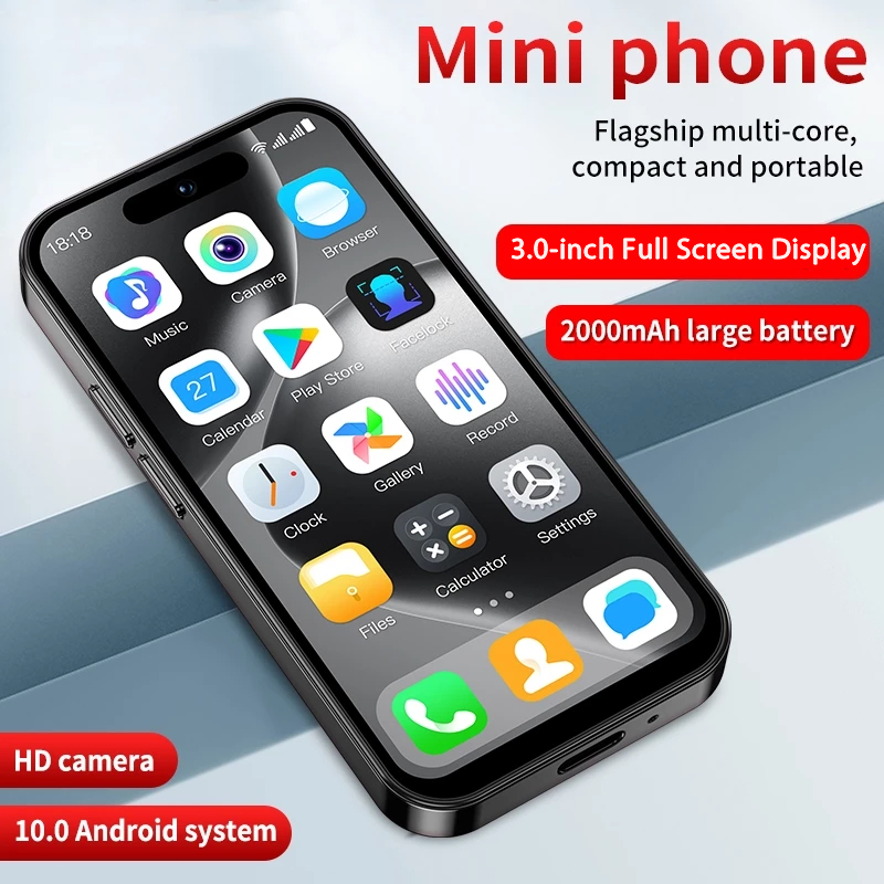 F8 Pro Max Mini Smartphones 3inch Quad Core 4GB+64GB 4G LTE Mobile ...