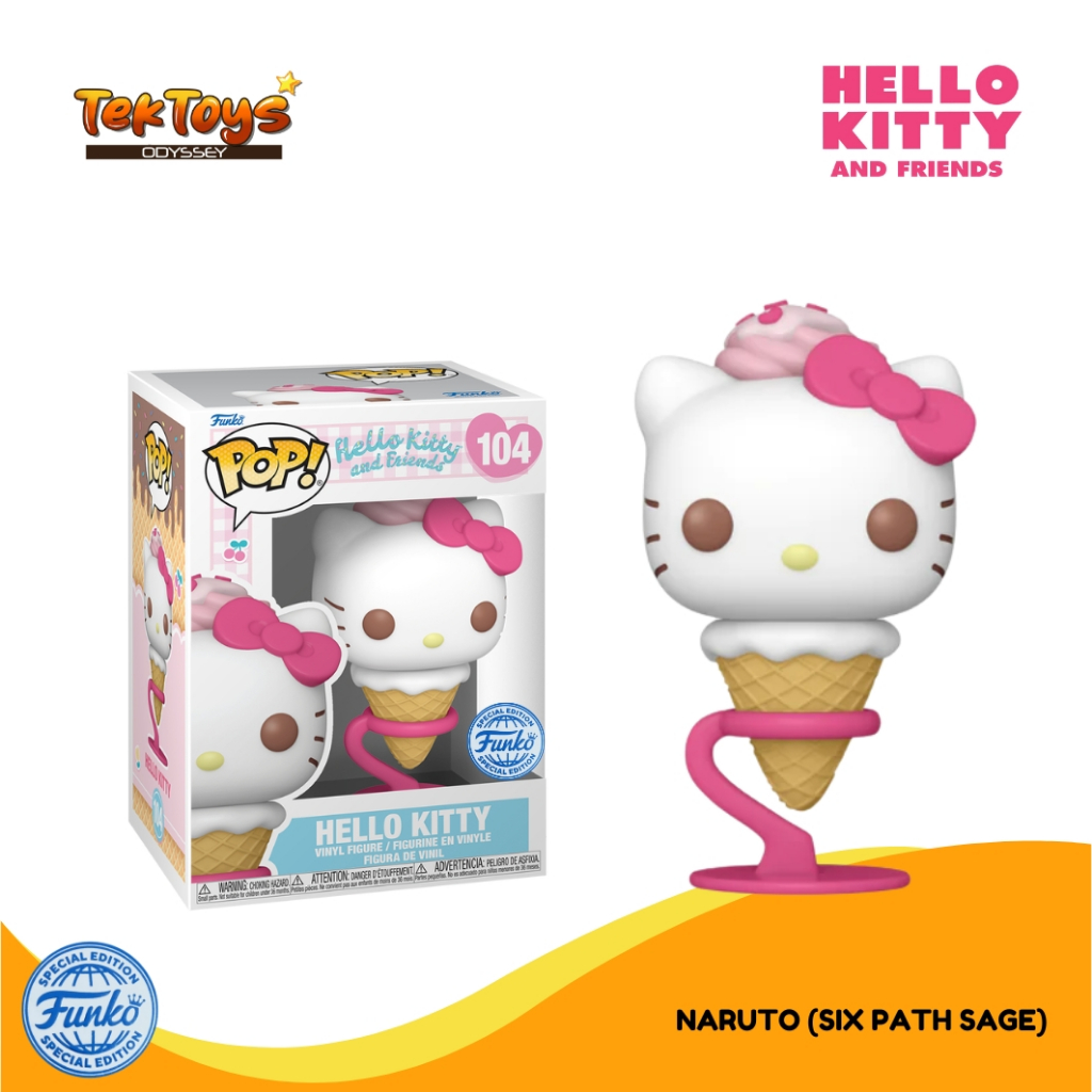 POP Sanrio: Hello Kitty- HELLO KITTY ICE CREAM CONE (SE) #104 | Shopee ...