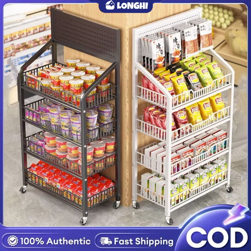 Supermarket Shelves Snack Shelf Grocery Rack 5 Layers Display Rack For ...