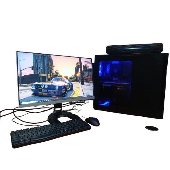 intel core i7 8th Gen Desktop Computer with 24" frameless Monitor 32Gb ...