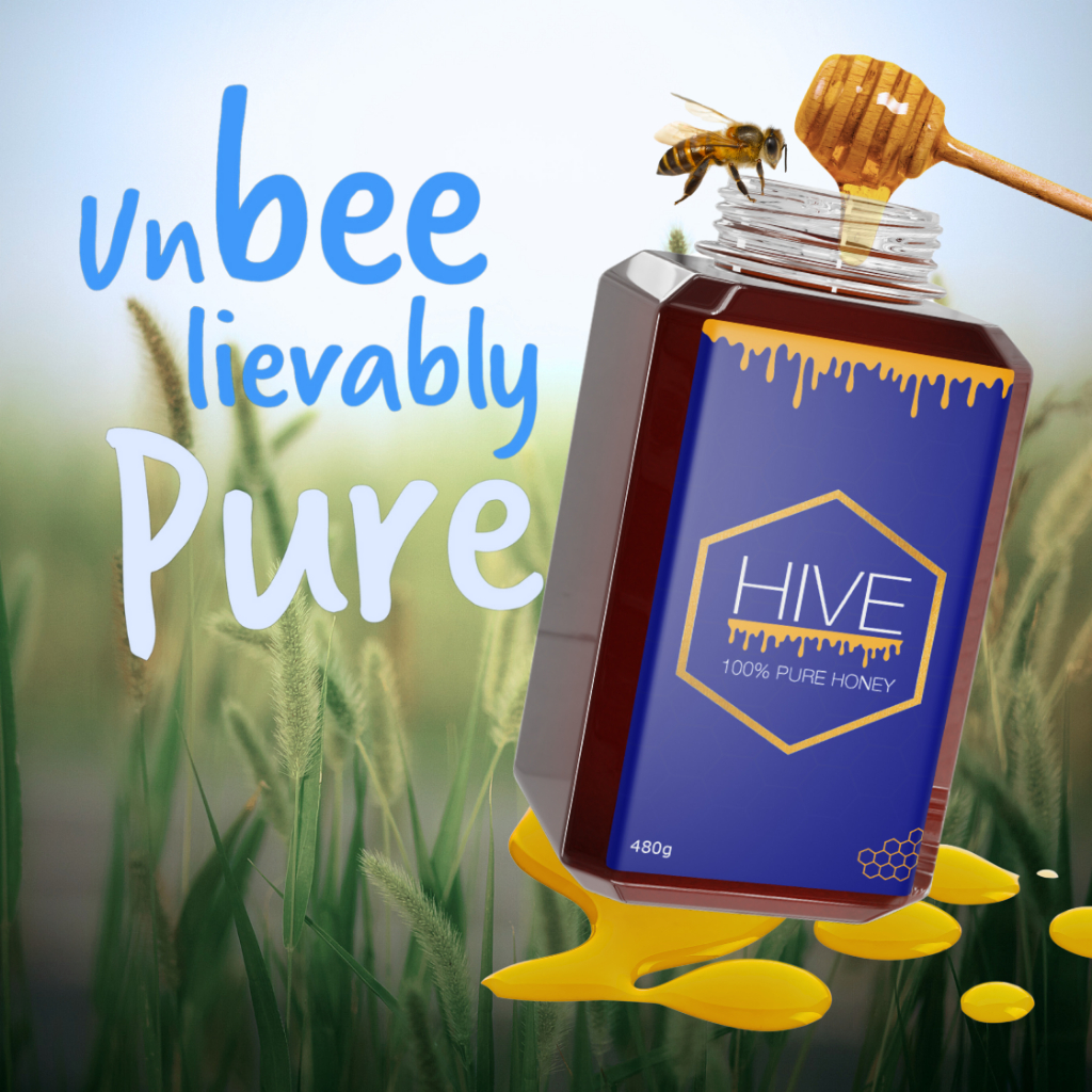 HIVE Pure Honey Raw and Organic Natural Health Booster Soothe Sore ...