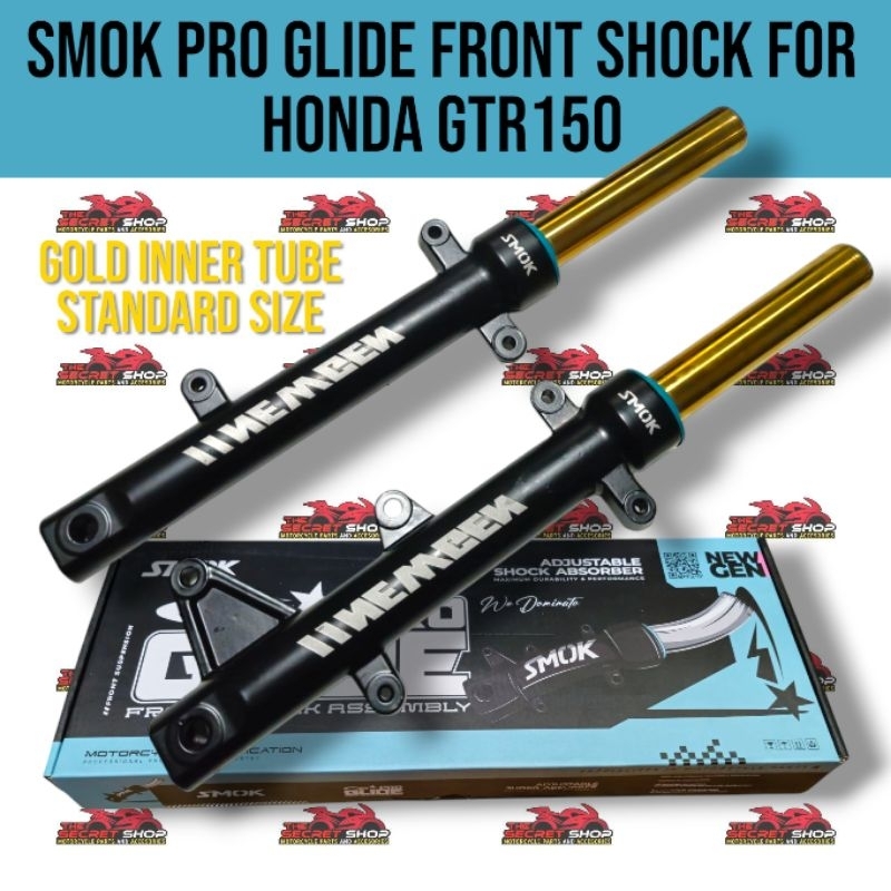 SMOK PRO GLIDE FRONT SHOCK FOR HONDA SUPRA GTR150 gold Inner tube ...