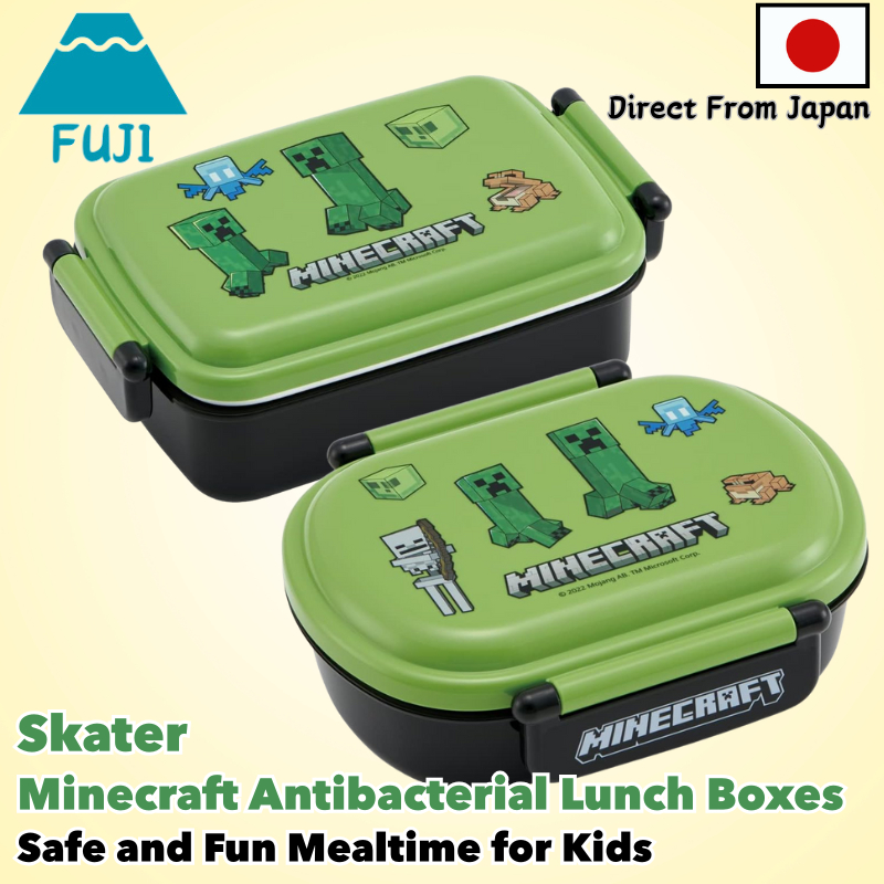 Minecraft-Themed Antibacterial Bento Box for Kids - Skater, 360ml ...