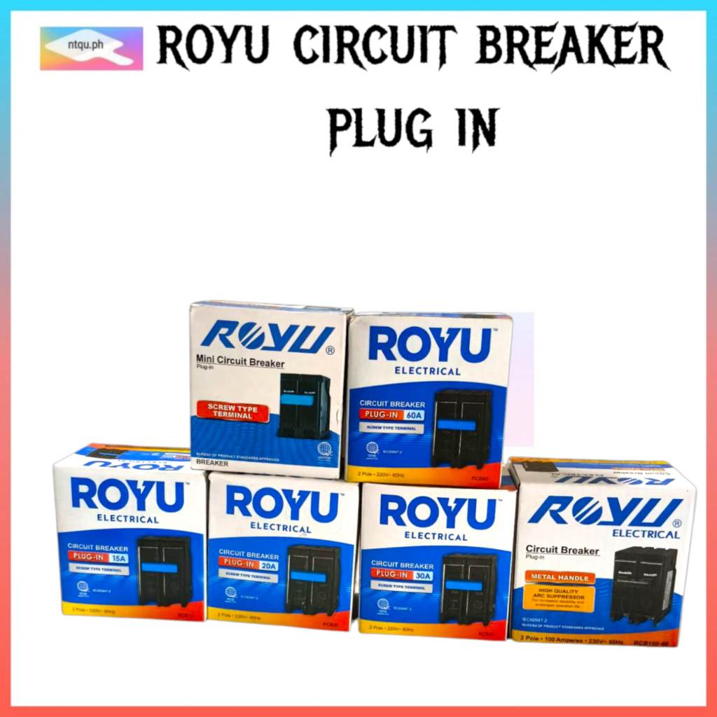 Mini Circuit Breaker ROYU / Plug-In / 100% Original Product 15A,20A,30A ...