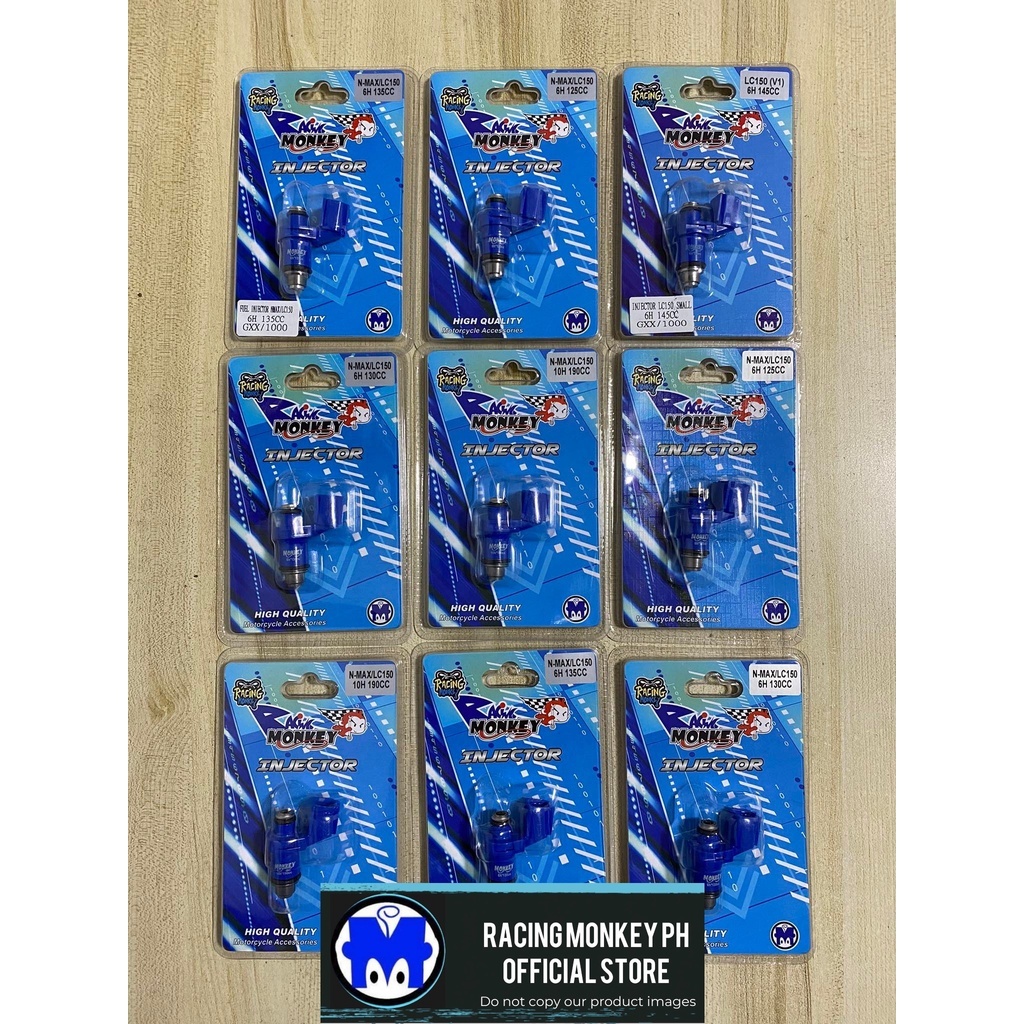 RACING MONKEY FUEL INJECTOR NMAX V1/LC150/ MSI 115 Small Hole | Shopee ...