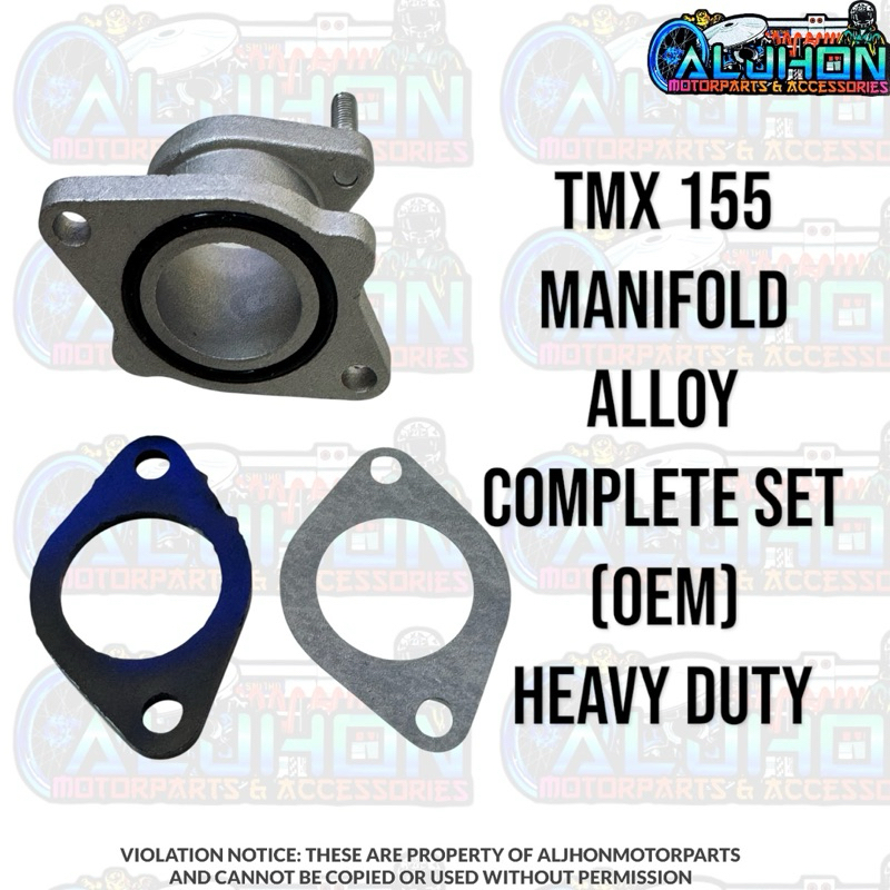 TMX 155 MANIFOLD ALLOY Complete Set (OEM) HEAVY DUTY | Shopee Philippines