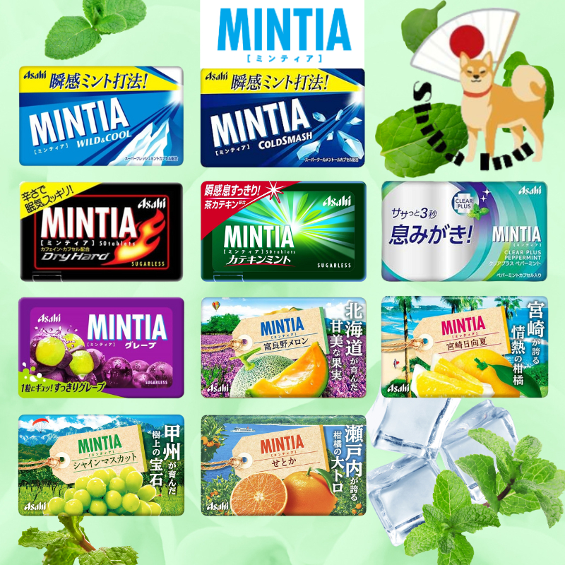 Asahi Mintia mint flavor tablets 50 grains (7g) SSF | Shopee Philippines