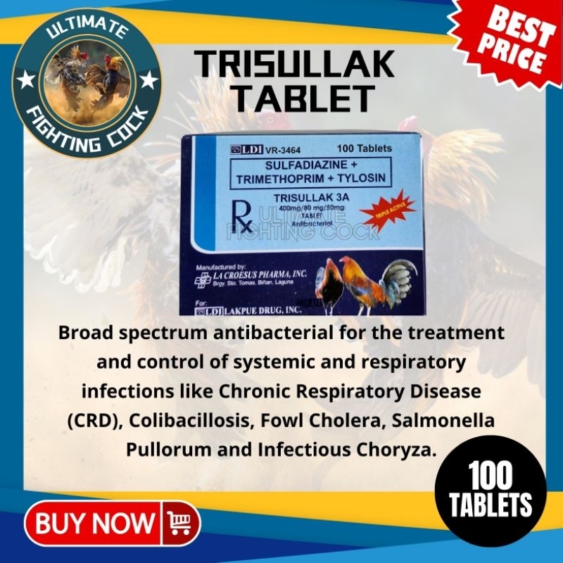 TRISULLAK 100 TABLET (SOLD PER BOX) | Shopee Philippines