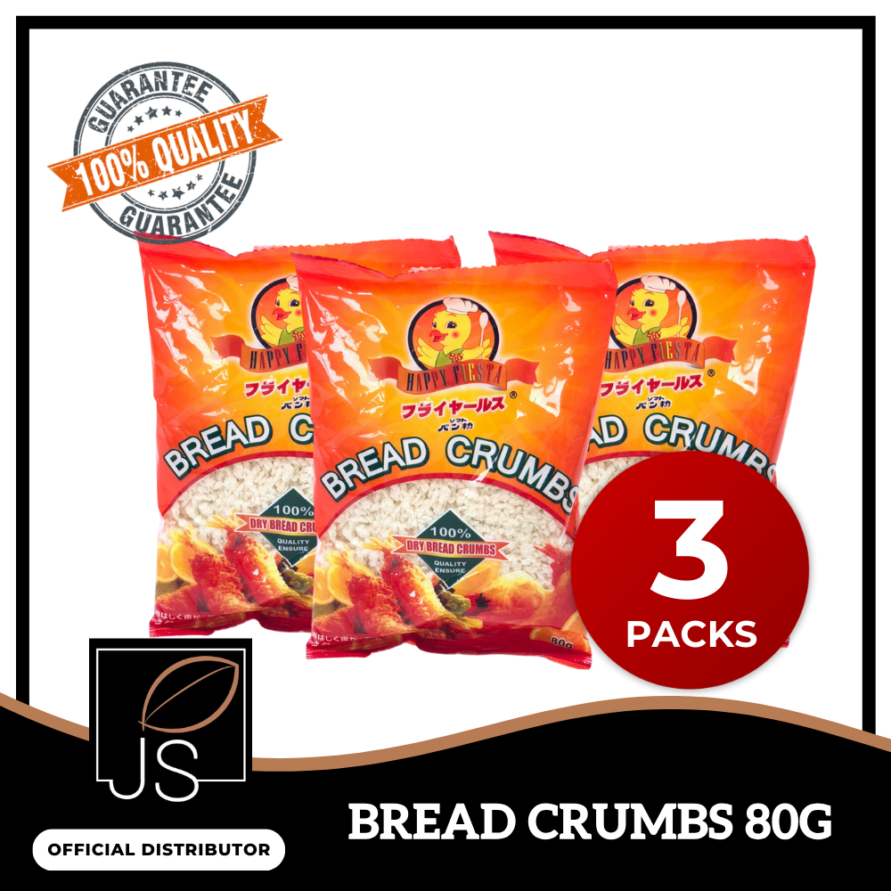 Happy Fiesta Bread Crumbs (80G) 3-packs | Shopee Philippines