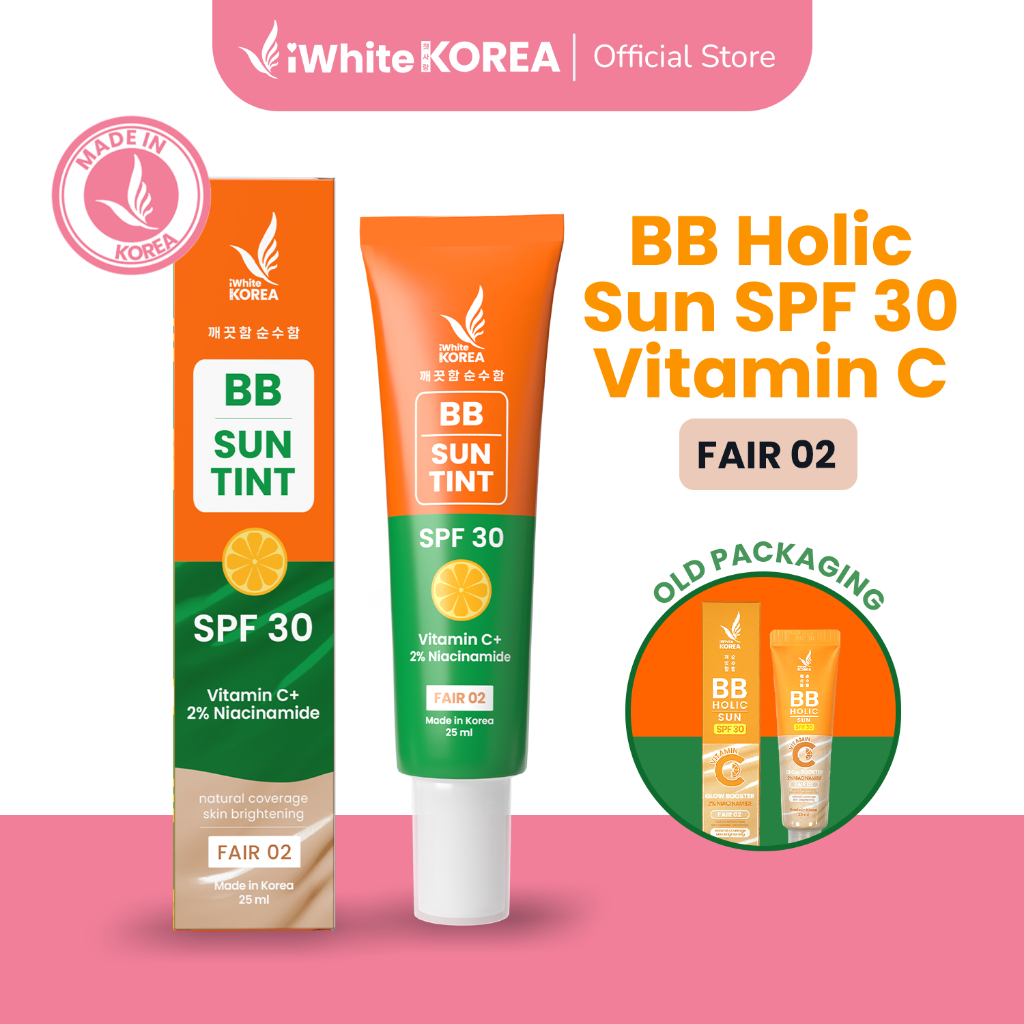 iWhite Korea BB Holic Vitamin C Skin Tint Fair Tube 25ml | Shopee ...