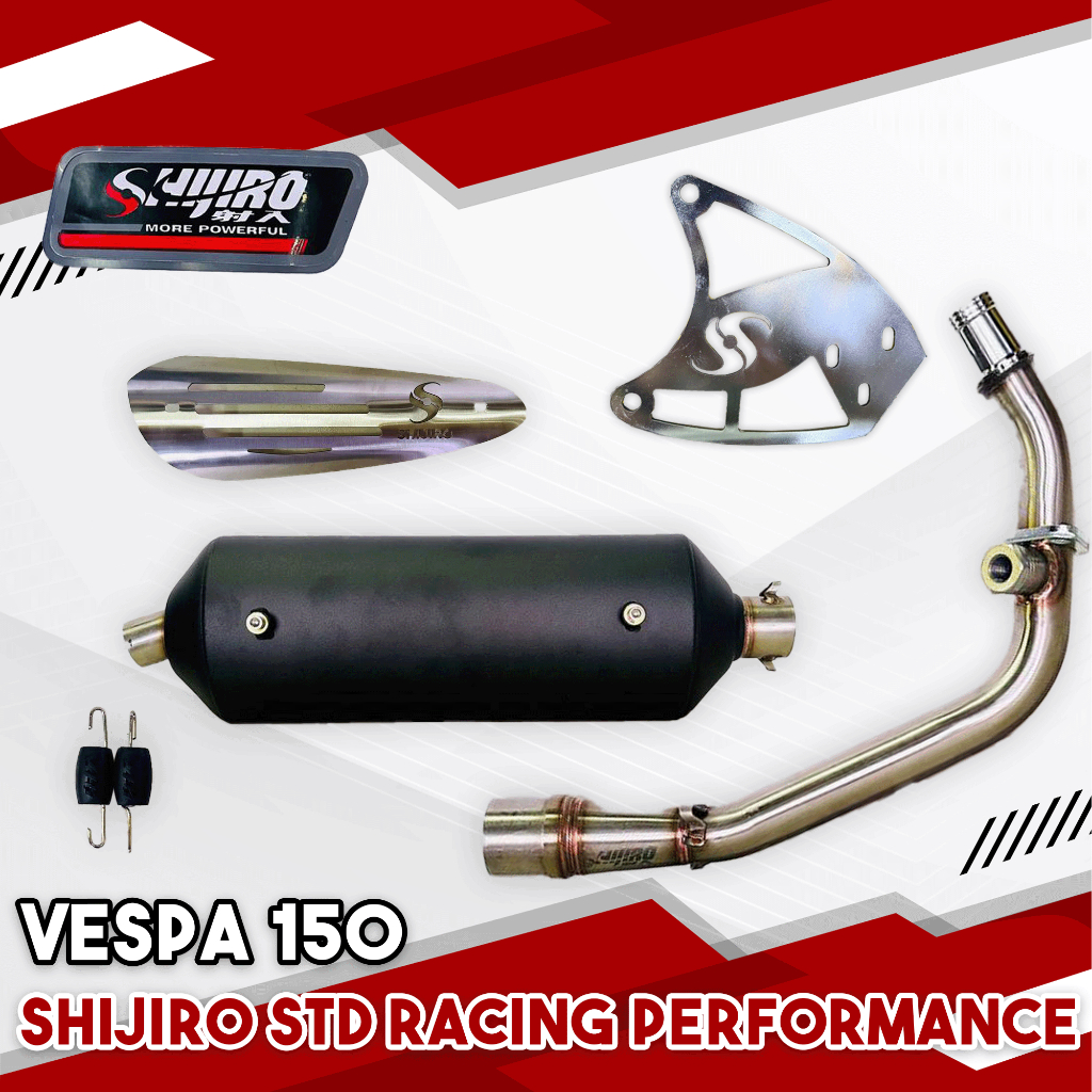 SHIJIRO STD RACING PERFORMANCE FOR VESPA 150 | Shopee Philippines