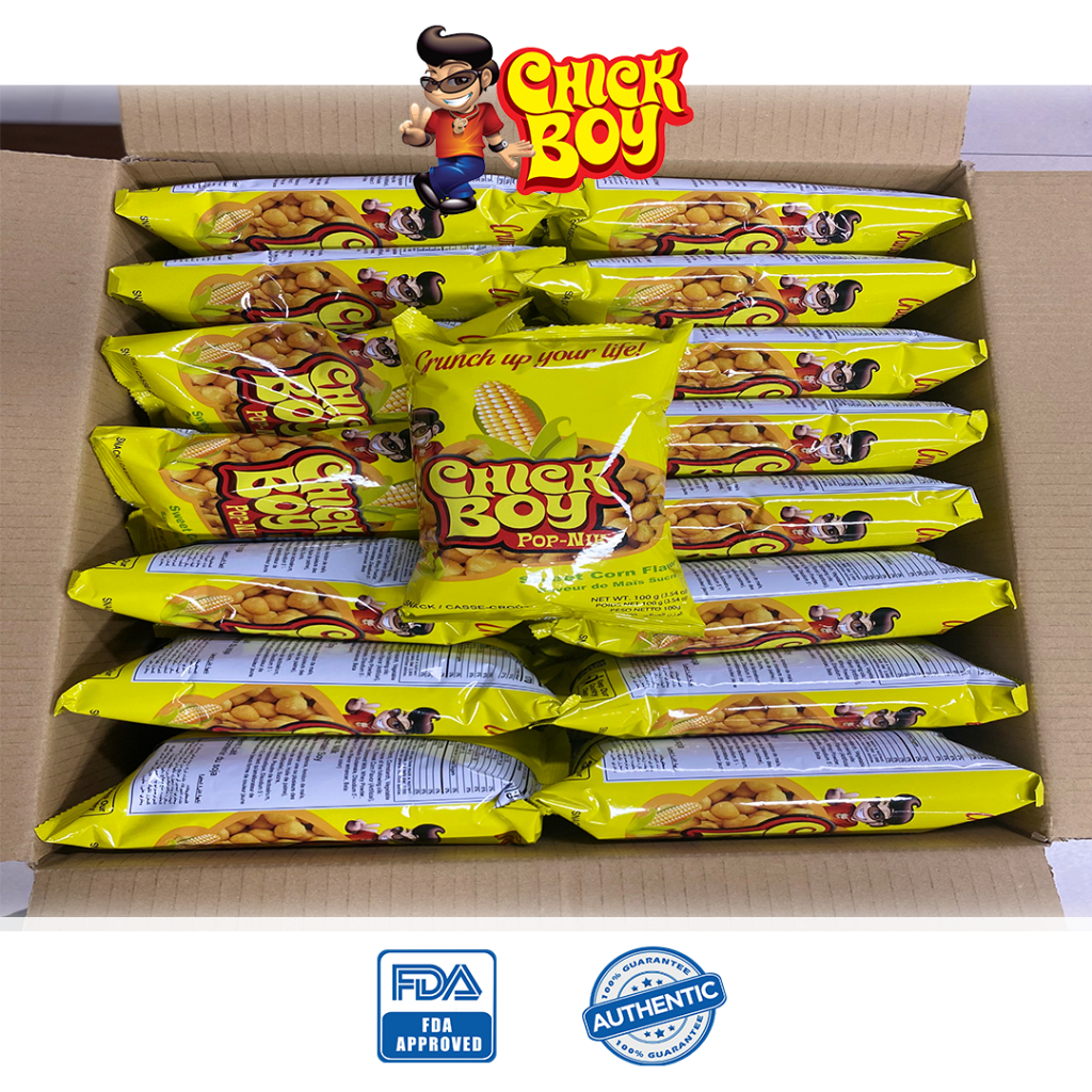 ChickBoy Popnik - Sweet Corn (100g, 40pcs) | Shopee Philippines