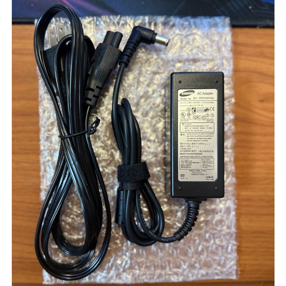 Samsung Laptop Charger 14V 3A 42W 6.5x4.4mm for Samsung LCD Monitor ...