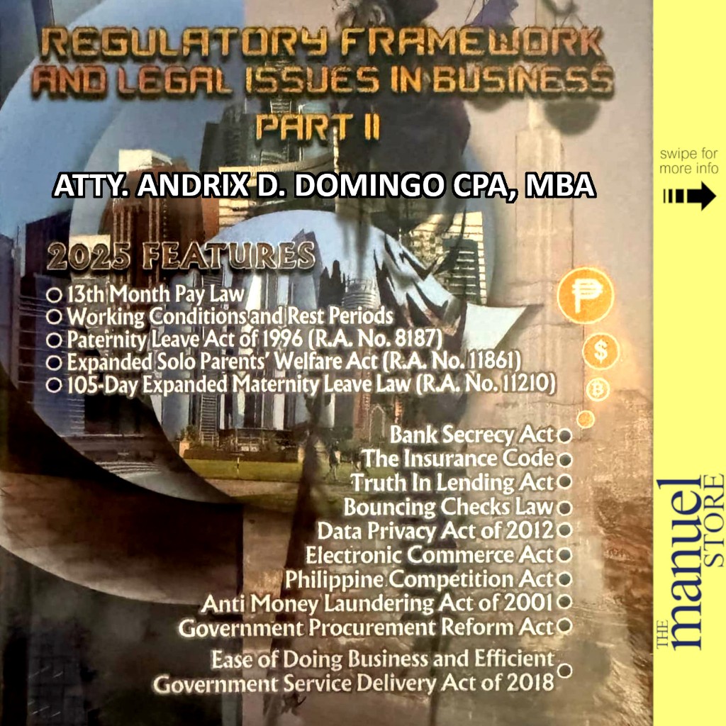 Andrix Domingo (2025) - RFLIB Part 2 Regulatory Framework and Legal ...