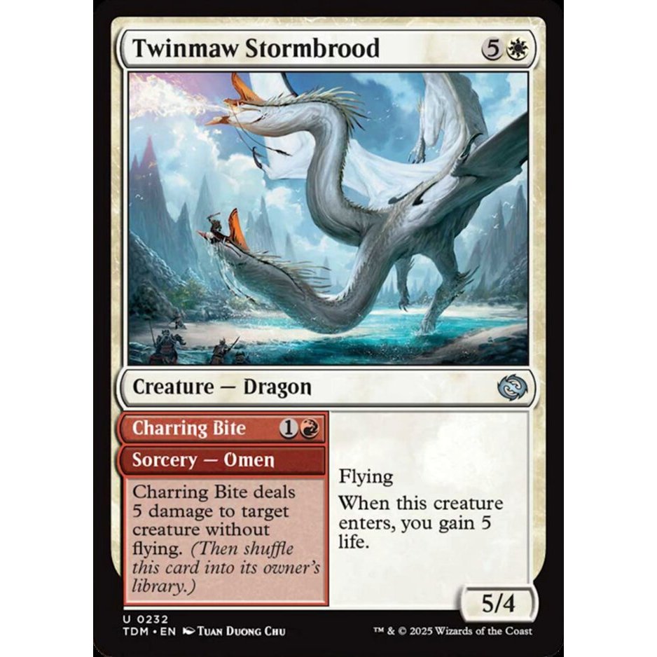 Twinmaw Stormbrood - Tarkir: Dragonstorm (TDM) - WHITE | Shopee Philippines