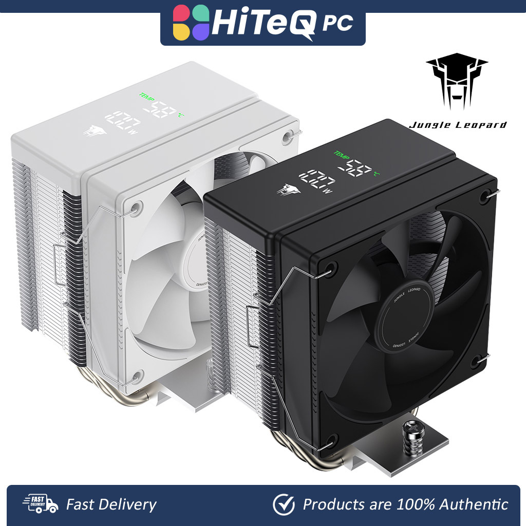 HiteqPC | Jungle Leopard AF400S CPU Cooler W/ Digital Display | Shopee ...