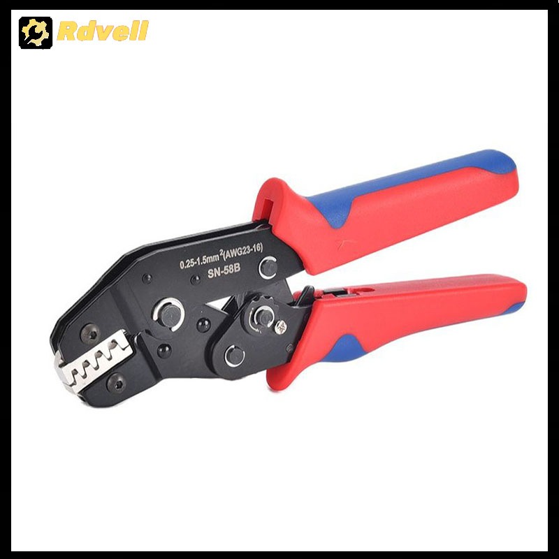 Ratcheting Crimping Tool Set 8 PCS with Changeable Jaws for Dupont JST MOLEX - Open Barrel ...