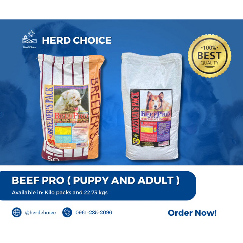 BEEF PRO ( PUPPY AND ADULT) | Shopee Philippines