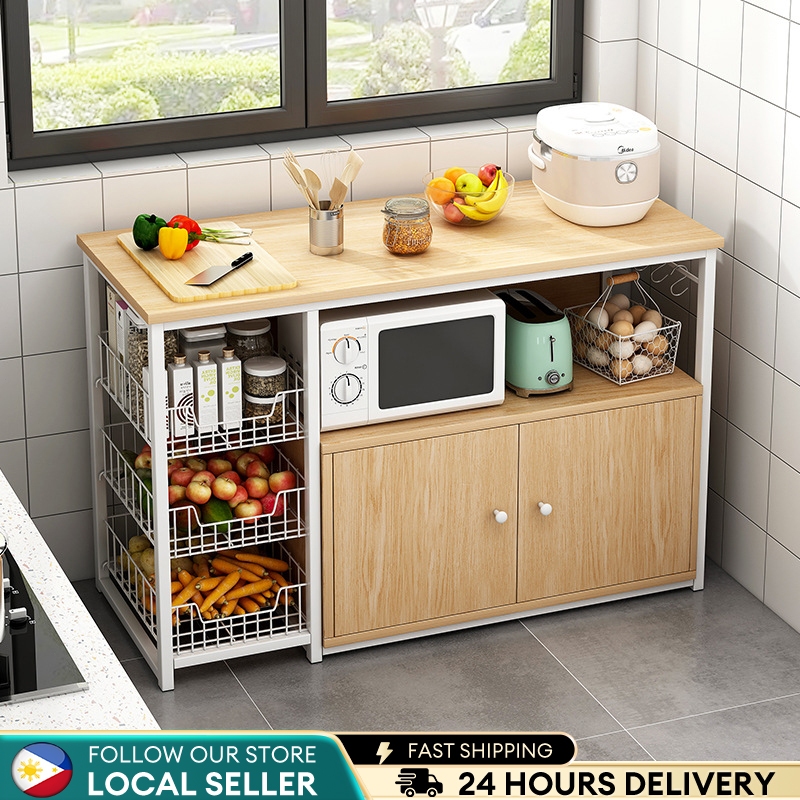 Kitchen organizer Storage Rack With cabinet Cupboards kitchen Cabinet ...