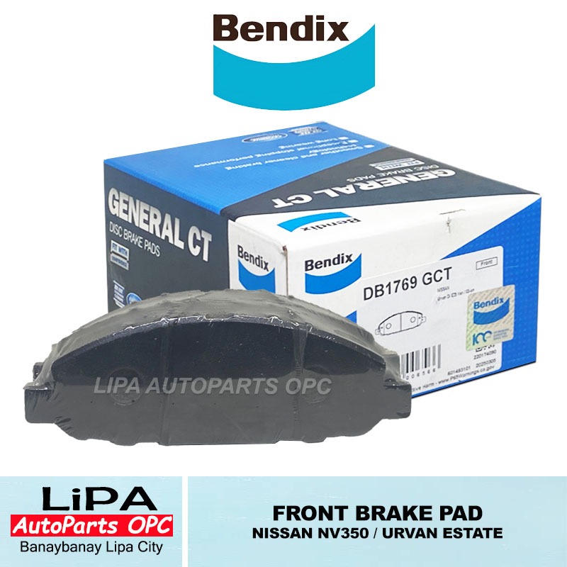 FRONT BRAKE PAD NISSAN NV350 2015-2024 / URVAN ESTATE 2003-2015 BENDIX or BOSCH | Shopee Philippines