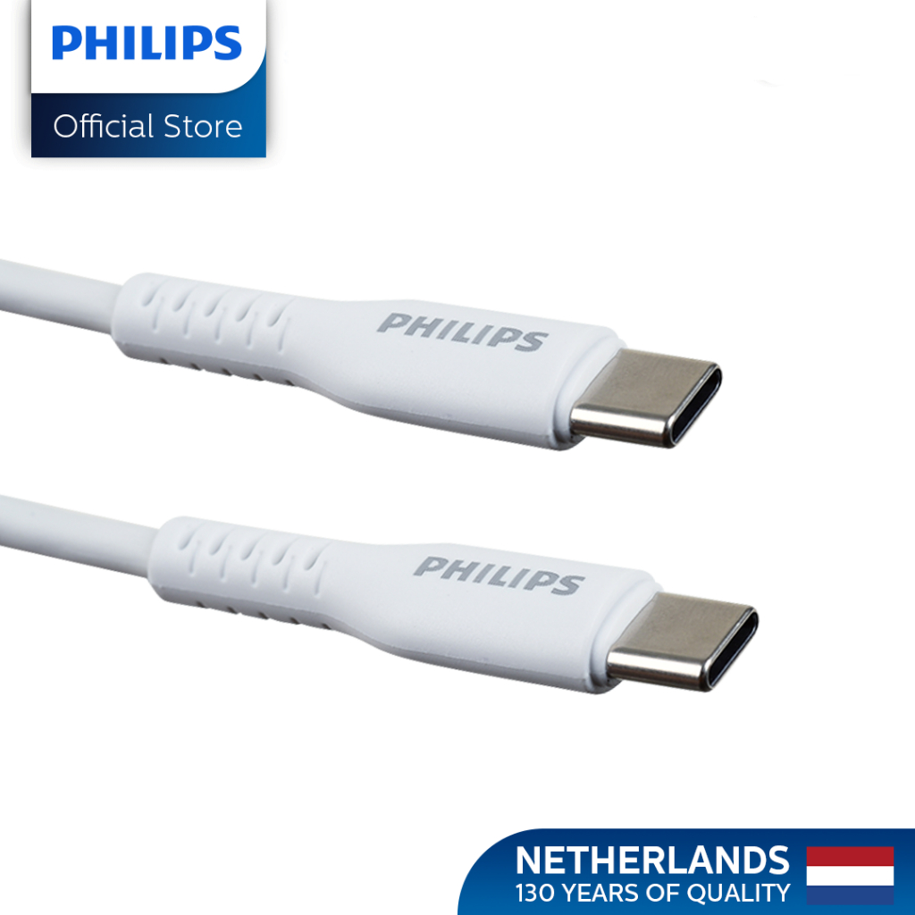 Philips 1.2 Meter 20Watts USB C to USB C Cable Fast Charging TPE ...