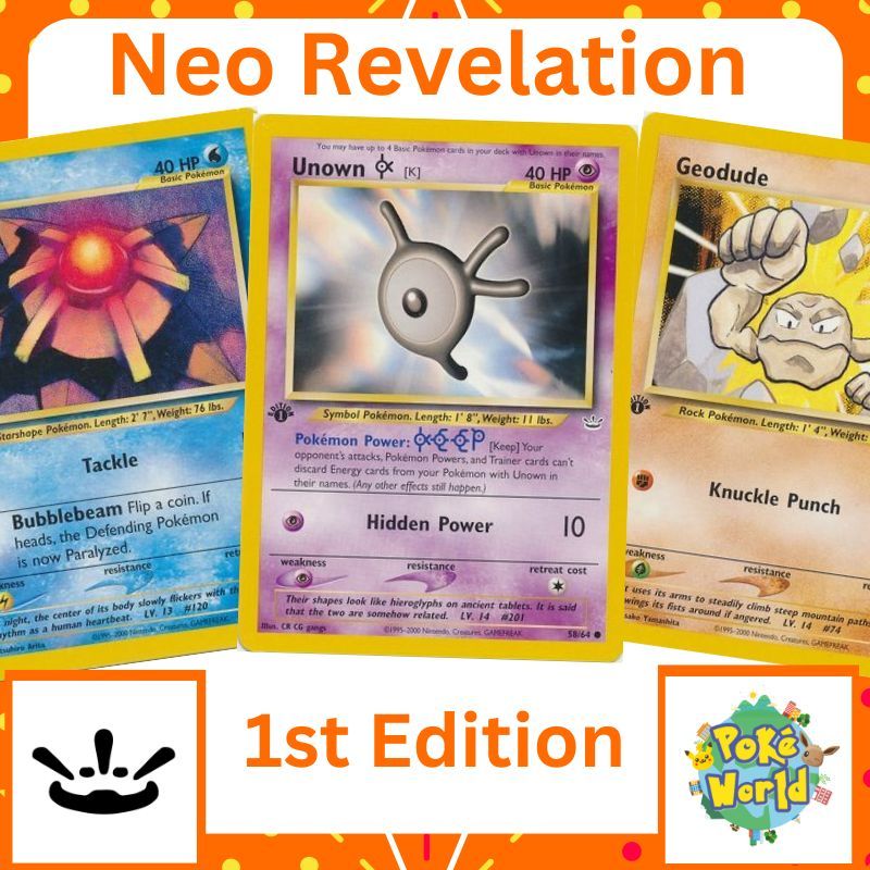 Neo Revelation 1st Edition - Vintage Pokemon Cards Singles | Shopee Philippines