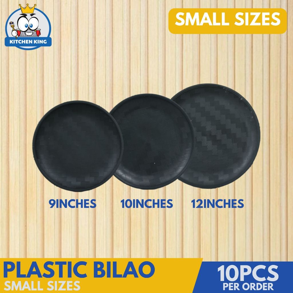[10pcs] Plastic Bilao [ 9" / 10" / 12" ] Party Tray Bilao Food Tray ...