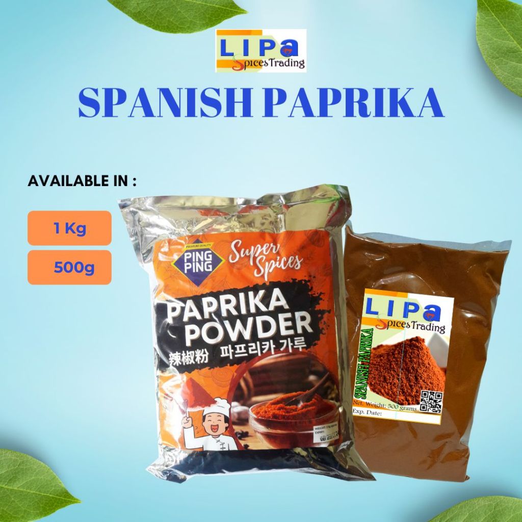 Lipa Spices Trading Spanish Paprika Powder 1 Kilo | 500 Grams | Shopee ...