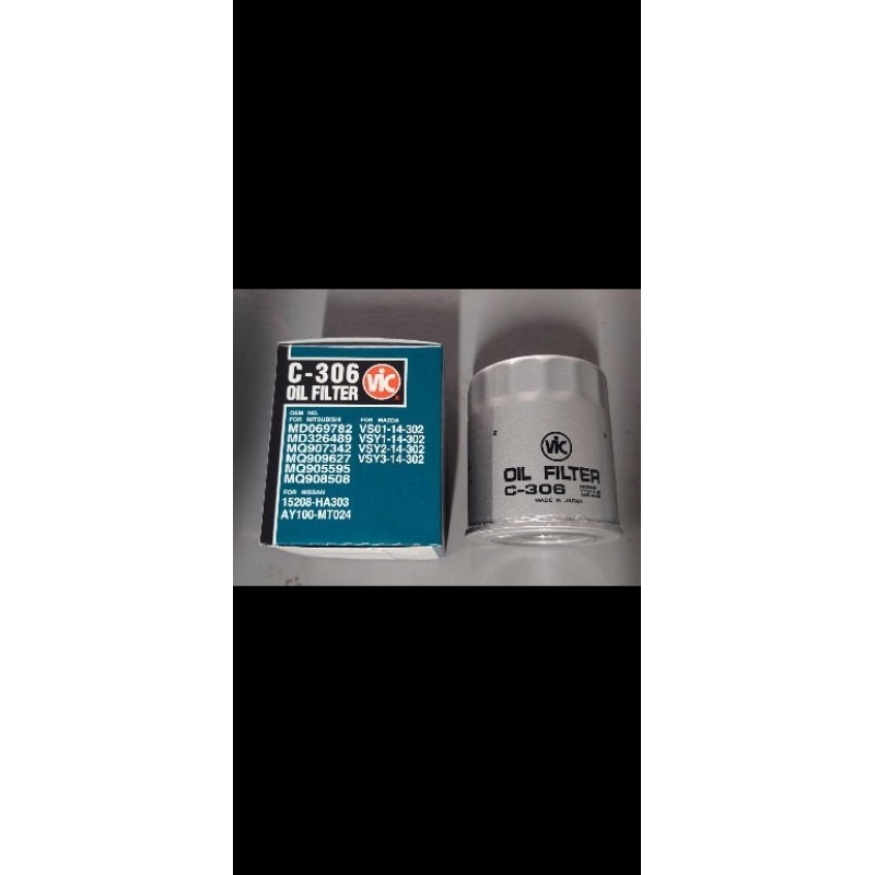 Oil Filter C-306 VIC (Original Japan) for Mitsubishi 4D56 L300 ...
