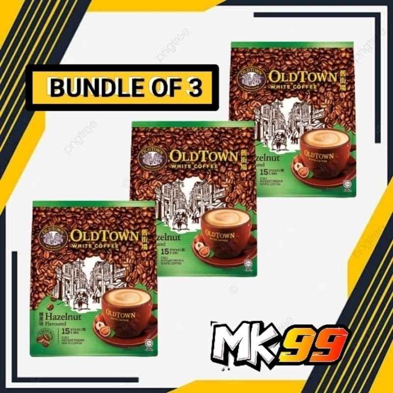(Bundle of 3) Old Town White Coffee - HAZELNUT | Shopee Philippines