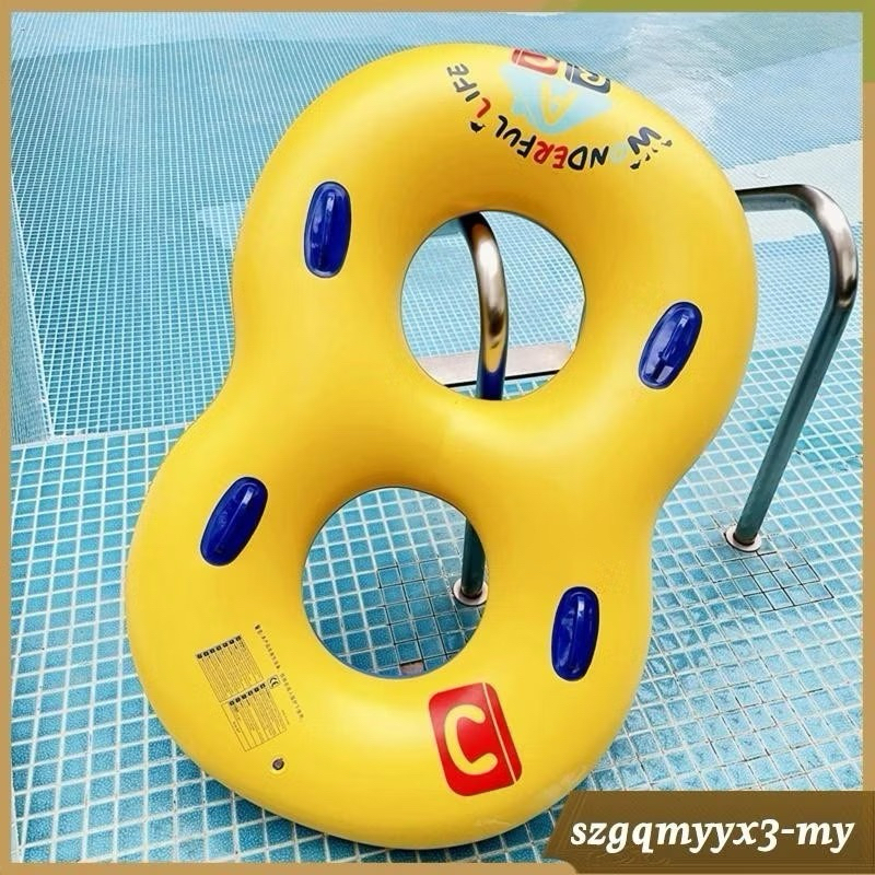 Durable 2 Person sea Inflatable Double Water Park Ski Tube Swimming ...