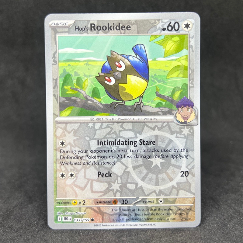 Pokemon TCG Hop's Rookidee 133/159 2025 Scarlet & Violet Journey Together | Shopee Philippines