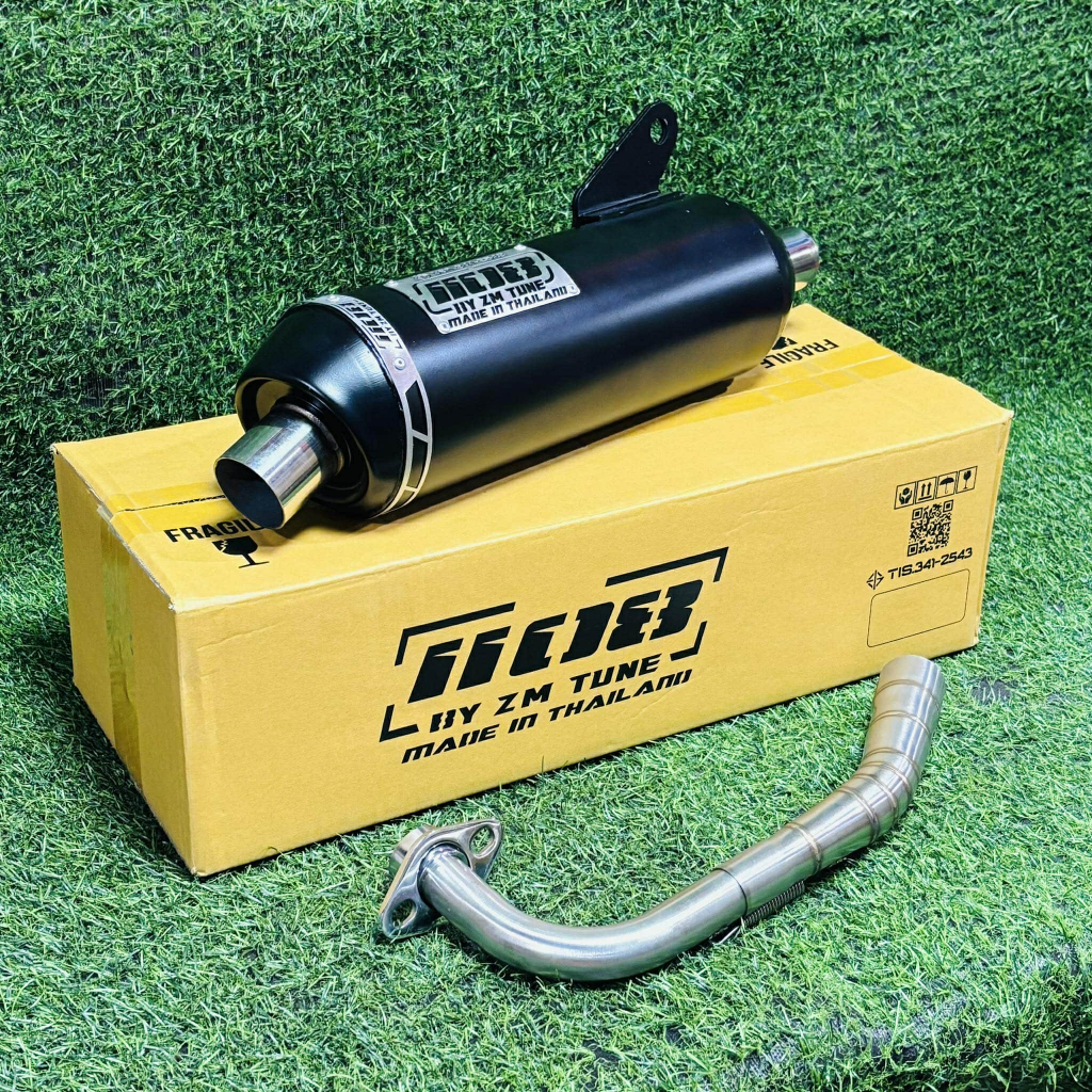 1108 BY ZM TUNE POWER PIPE CLAMP TYPE W/SILENCER FOR MIO/M3/MIOI125 ...