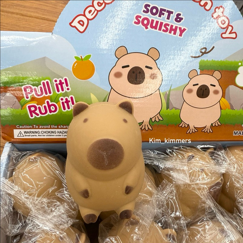 Capybara Squishy squeeze capybara toy soft squishy | Shopee Philippines