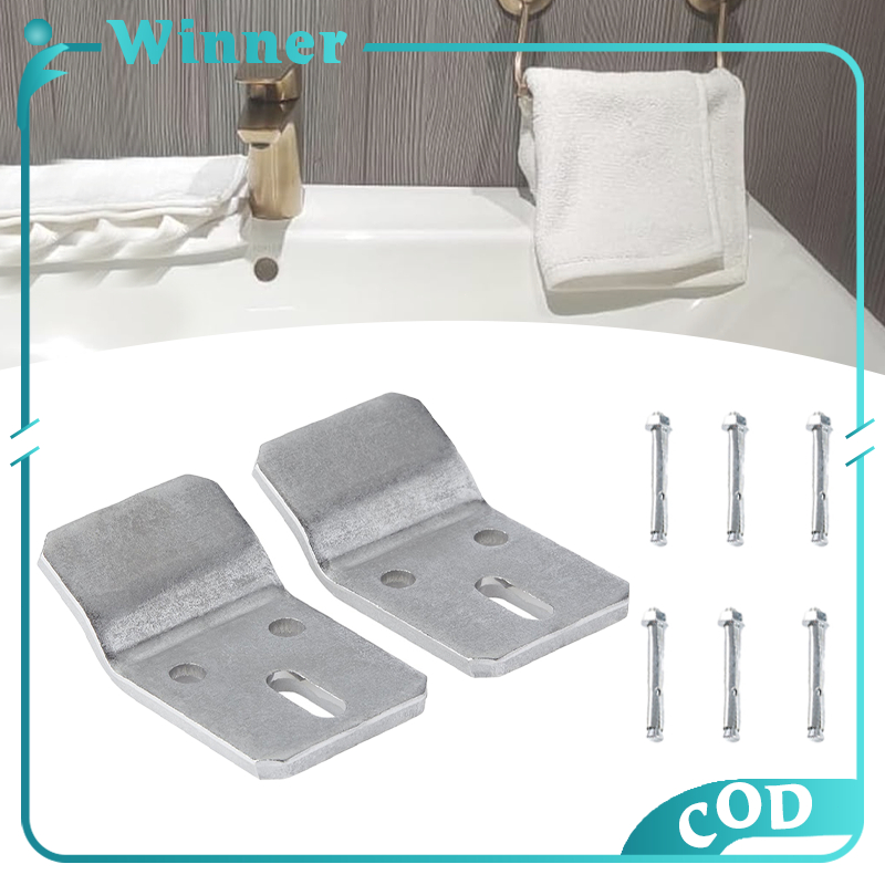 Universal Wash Basin Bracket Stainless Wall-Mounted Sink Hook Bracket ...