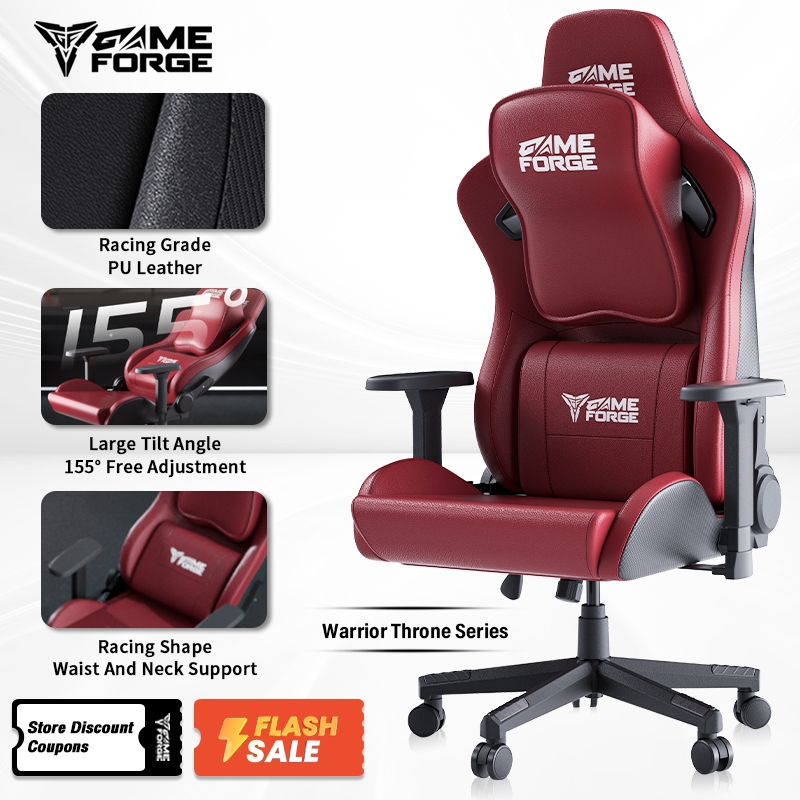 GAMEFORGE Warrior Throne series gaming chair ergonomic chair | Shopee ...